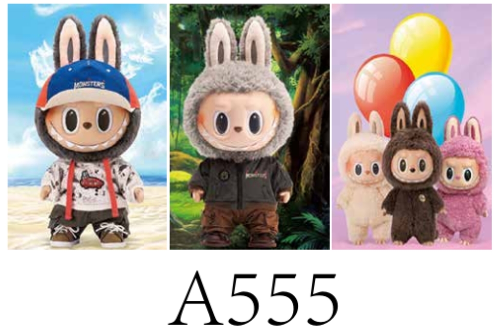 Pintura decorativa 3D Labubu 30*40 cm Color Surtido – Melocotoys